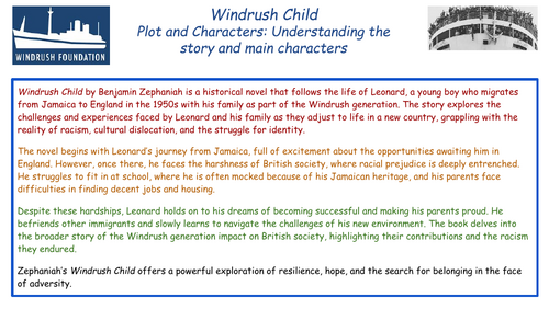 Guided Reading: Windrush Child : Literacy | Teaching Resources