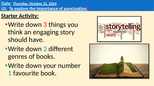 Year 9 Creative Writing | Teaching Resources