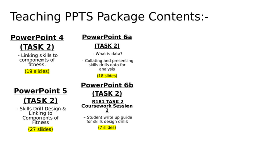 Cambridge National Level 2 Sports Science R181 Task 2 Teaching PPTs ...