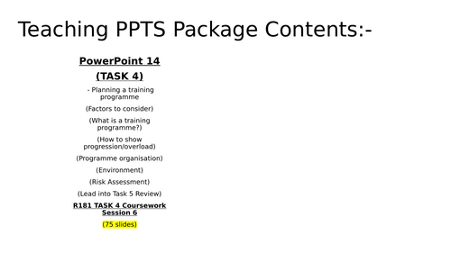 Cambridge National Level 2 Sports Science R181 Task 4 Teaching PPT ...