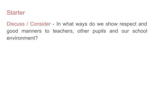 Being Respectful Using Good Manners Teaching Resources