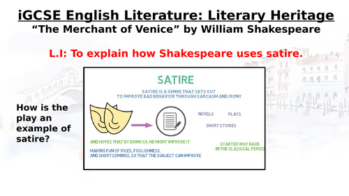 GCSE Merchant of Venice SOW | Teaching Resources