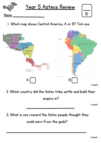 History and Geography Topic assessments | Teaching Resources