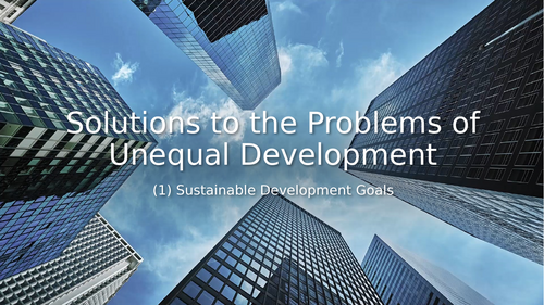 CCEA GCSE CONTRASTS IN WORLD DEVELOPMENT | Teaching Resources