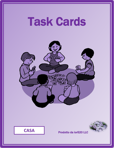 Casa (House in Italian) Task Cards | Teaching Resources