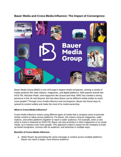 Kiss Breakfast on KISS Radio AQA Media GCSE | Teaching Resources