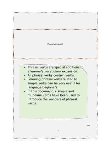 Phrasal verbs with sit & stand | Teaching Resources