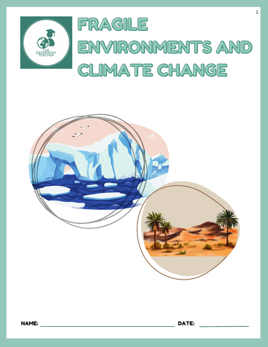 Fragile Environments and Climate Change Workbook- Edexcel IGCSE Geography- 52 pages! | Teaching ...