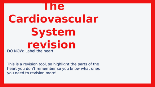 Edexcel GCSE PE Paper 1- Cardiovascular system revision mind map ...