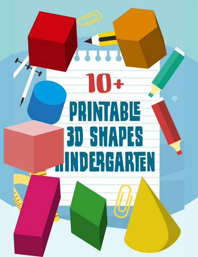 Printable 3D Shapes for Kindergarten | Fun Geometry Learning Tools ...