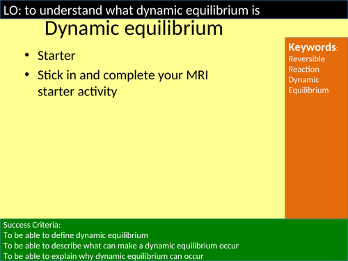 Equilibrium | Teaching Resources
