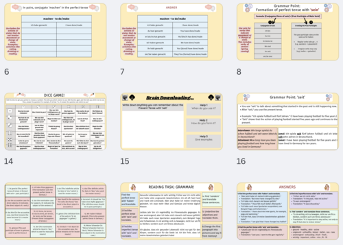 GERMAN GCSE AQA: Revision Activities Unit 2: Healthy Living | Teaching ...