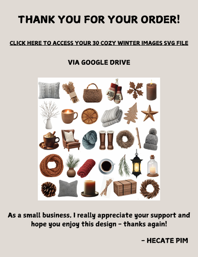 30 Cozy Winter SVG Bundle Clipart Images | Teaching Resources