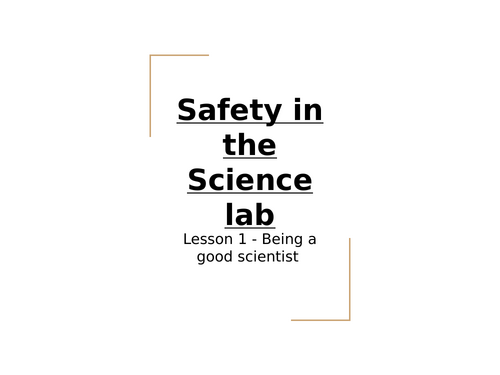 Safety in the science lab | Teaching Resources