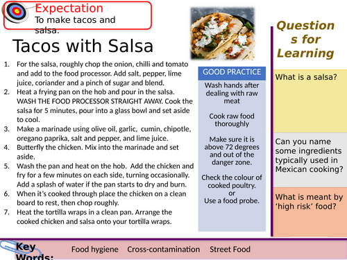 Year 10 WJEC Hospitality and Catering - Term 1 LO1.1 Complete Project ...