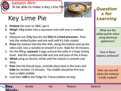 Year 10 WJEC Hospitality and Catering - Term 1 LO1.1 Complete Project ...