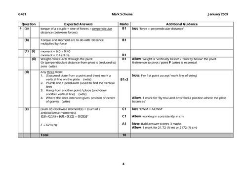 Couples and torque (A-Level: OCR A, Chapter 4 - Forces in Action) | Teaching Resources