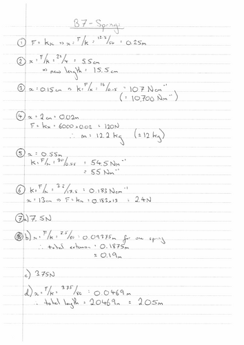 Hooke's Law and EPE (A-Level: OCR A, Chapter 6 - Materials) | Teaching ...