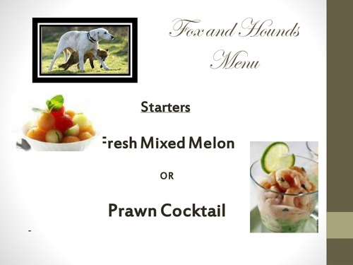 Year 10 WJEC Hospitality and Catering - Term 4 LO1.3/4 Health and ...