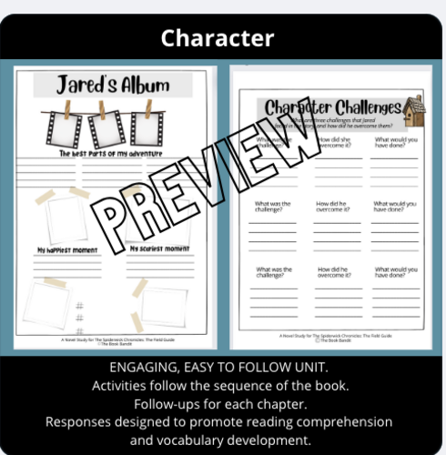 THE SPIDERWICK CHRONICLES #1 The Field Guide NOVEL STUDY | Teaching ...