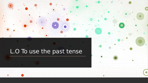 To use the past tense for regular verbs - ed, ied ,d and double ...