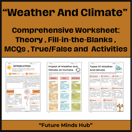 Weather and Climate: Engaging Lessons, Activities, and Assessments for ...