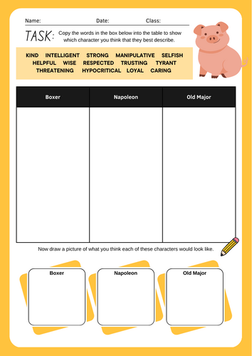 Animal Farm Revision Worksheets | Teaching Resources
