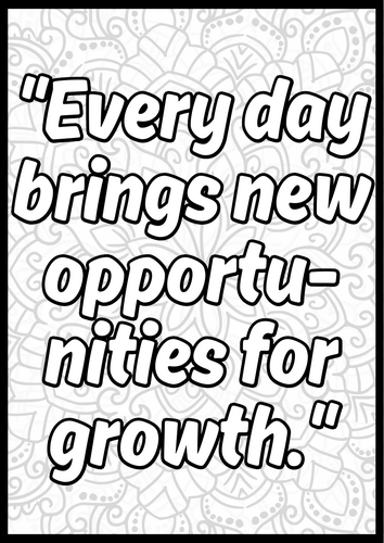 Seeds of Growth: A Coloring Book of Positive Change and Reflection ...