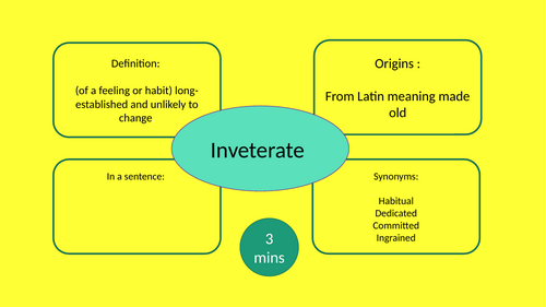 Vocab Building - Frayer Model and Root Word | Teaching Resources