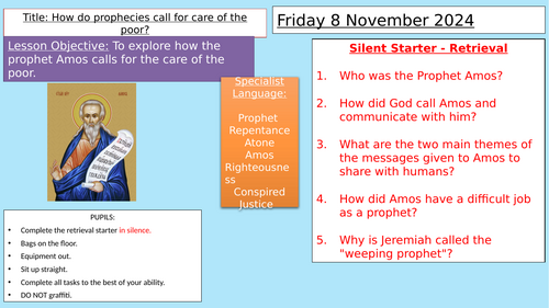 Y8: KS3 CATHOLIC RED: Prophecy and Promise - How do prophecies call for ...