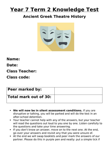 KS3 Drama: Ancient Greek Theatre | Teaching Resources