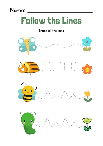 Early Years Tracing Worksheets: Numbers & Pencil Control Practice ...