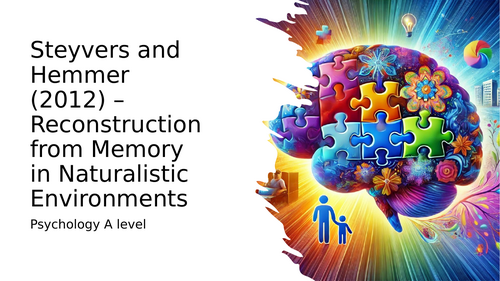 Steyvers and Hemmer (2012) reconstructive memory study. | Teaching Resources