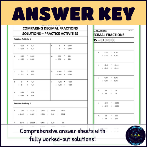 Comparing Decimal Fractions - Grade 8 Maths Term 3 Lesson 9 CAPS ...