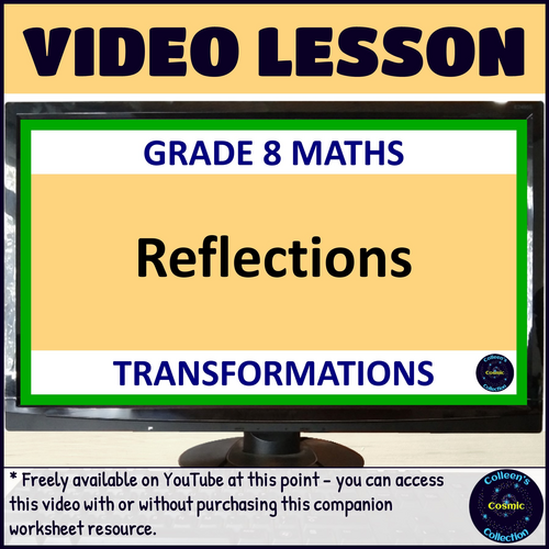 Reflections in Transformation Geometry - Grade 8 Maths Term 4 Lesson 9 ...