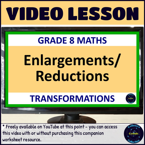 Enlargements in Transformation Geometry - Grade 8 Maths Term 4 Lesson ...