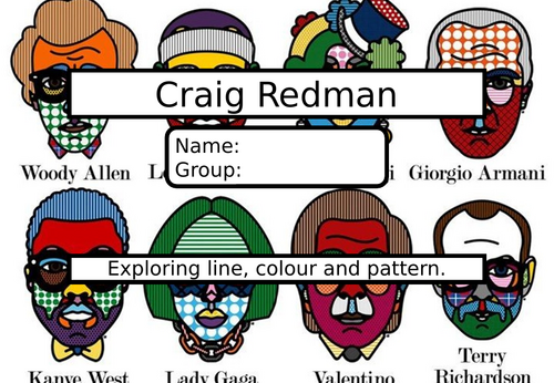 Craig Redman Project Booklet | Teaching Resources