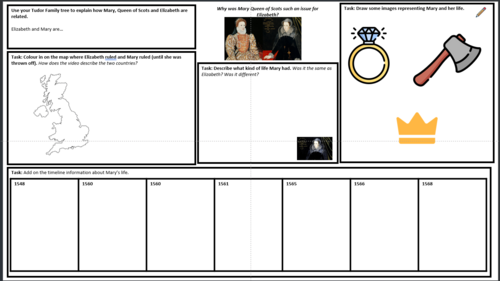 Mary Queen of Scots Worksheet | Teaching Resources