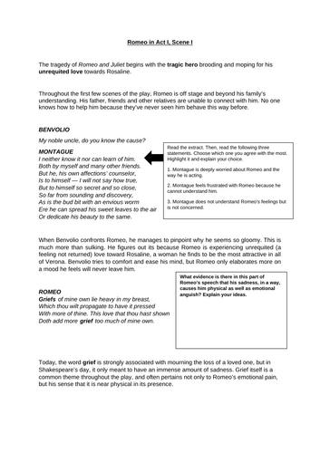Romeo and Juliet - Full SOW for KS3 | Teaching Resources