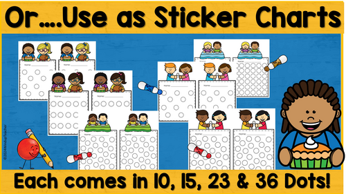 Thanksgiving Do-A-Dot Marker Color & Dot Dauber Activity or Sticker ...