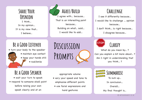 KS2 Discussion Prompts | Teaching Resources