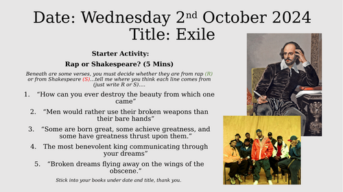 Exile - Taylor Swift Poetry Analysis Lesson | Teaching Resources