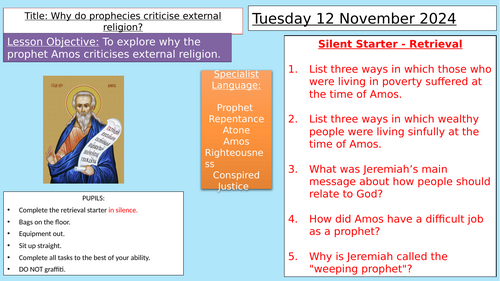 Y8: KS3 CATHOLIC RED: Prophecy and Promise - Why do prophecies ...