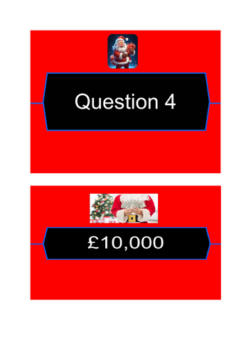 Who Wants to be a Millionaire - Christmas Edition | Teaching Resources