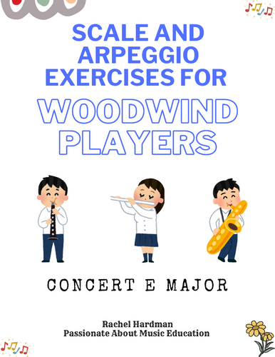 Scales and arpeggio worksheets for your woodwind players | Teaching ...