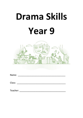 Year 9 Drama Booklet - KS3 - Performing Arts | Teaching Resources