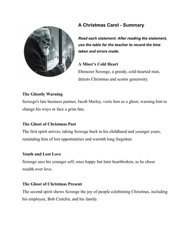 A Christmas Carol - GCSE: Dyslexic Friendly Resources | Teaching Resources