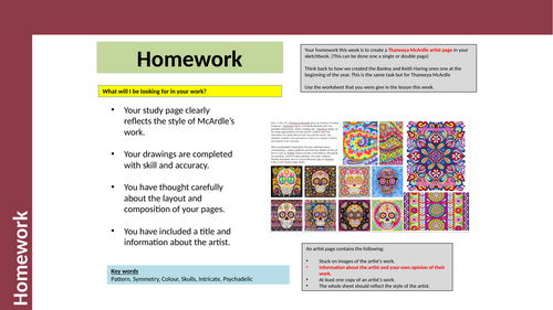 Art and Design KS3 Day of the Dead Project | Teaching Resources