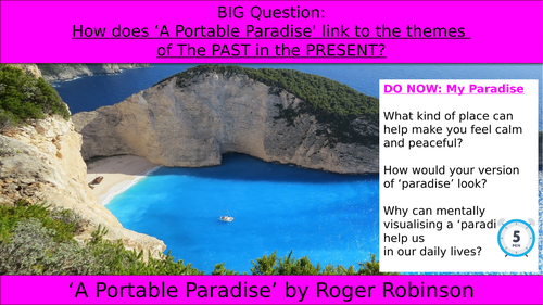 AQA Worlds and Lives Poetry Anthology - Complete Scheme of Work ...