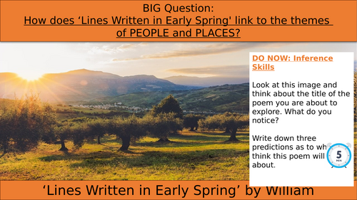 AQA Worlds and Lives Poetry Anthology - Complete Scheme of Work ...